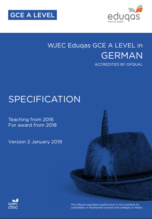AS And A Level German Eduqas