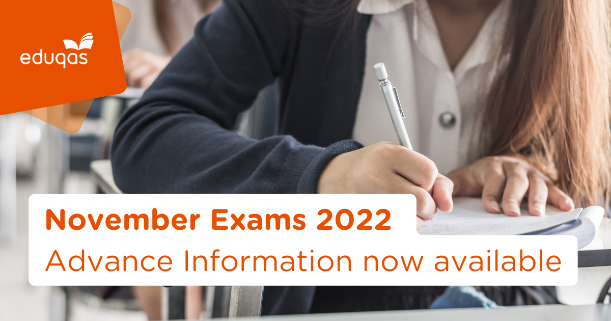 November Exams 2022: Advance Information now available