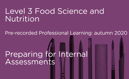 Food Science and Nutrition Level 3 | Eduqas
